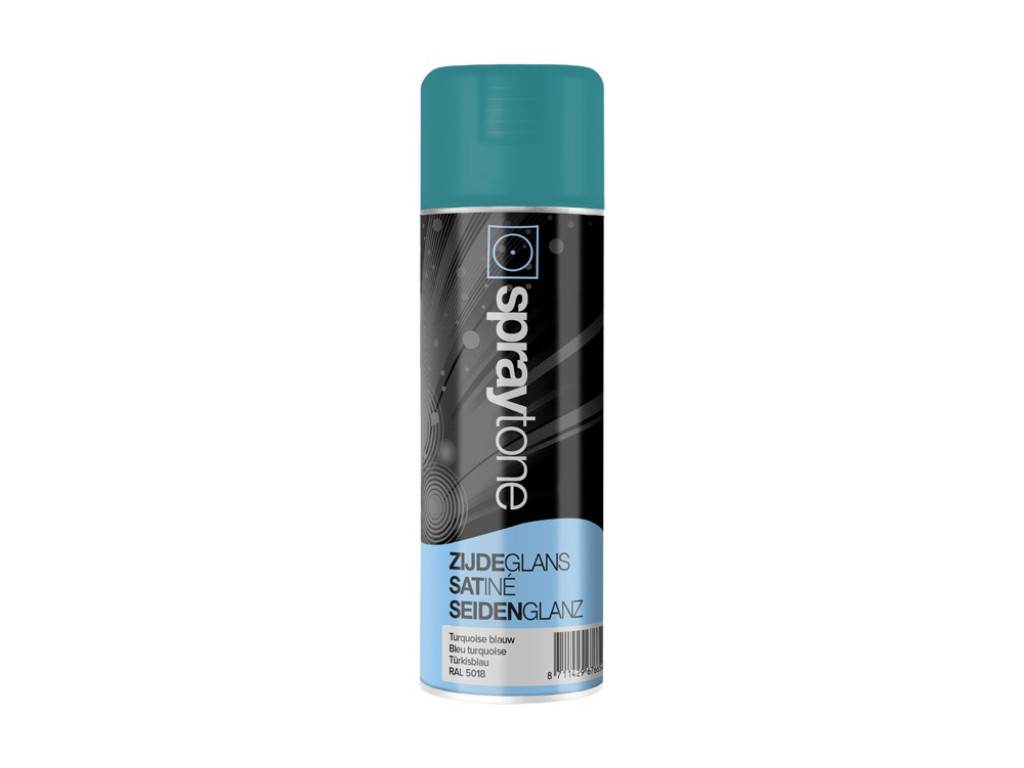 Spraytone spuitbus verf Zijdeglans Turquoise Blauw | Industore