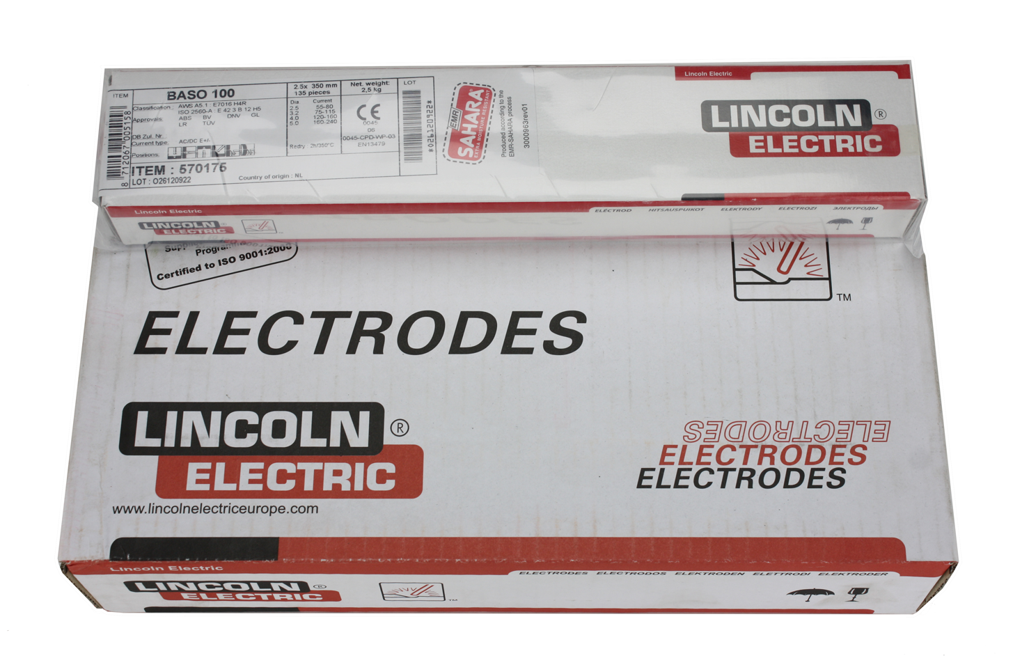 Lincoln Electric Baso 100 laselektroden 2.5 x 350mm | Industore